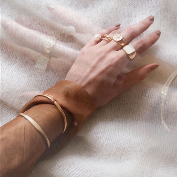 Zara | Jewelry | Zara Limited Edition Maxi Signet Ring Nwt | Poshmark